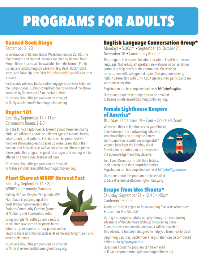 Program Guide | Bloomington Public Library